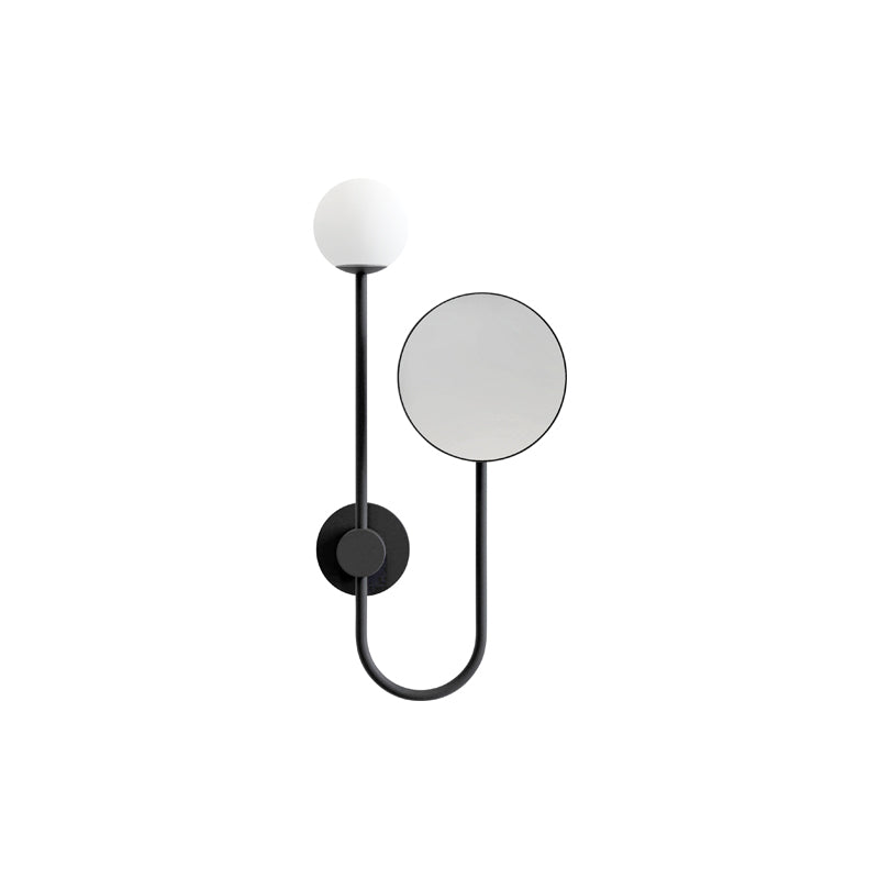 Orb Mirror Sconce